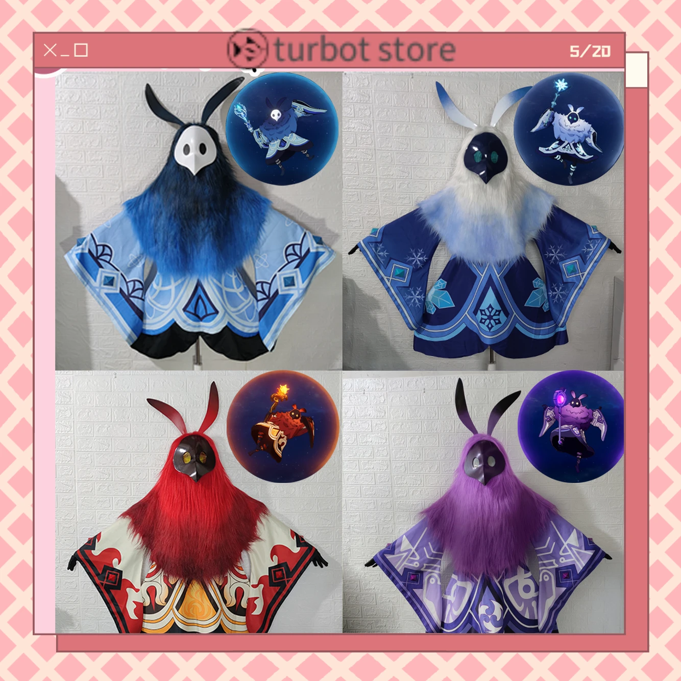 Genshin Impact Cosplay Fire Attribute Abyss Mage Costume Custom Cos ...