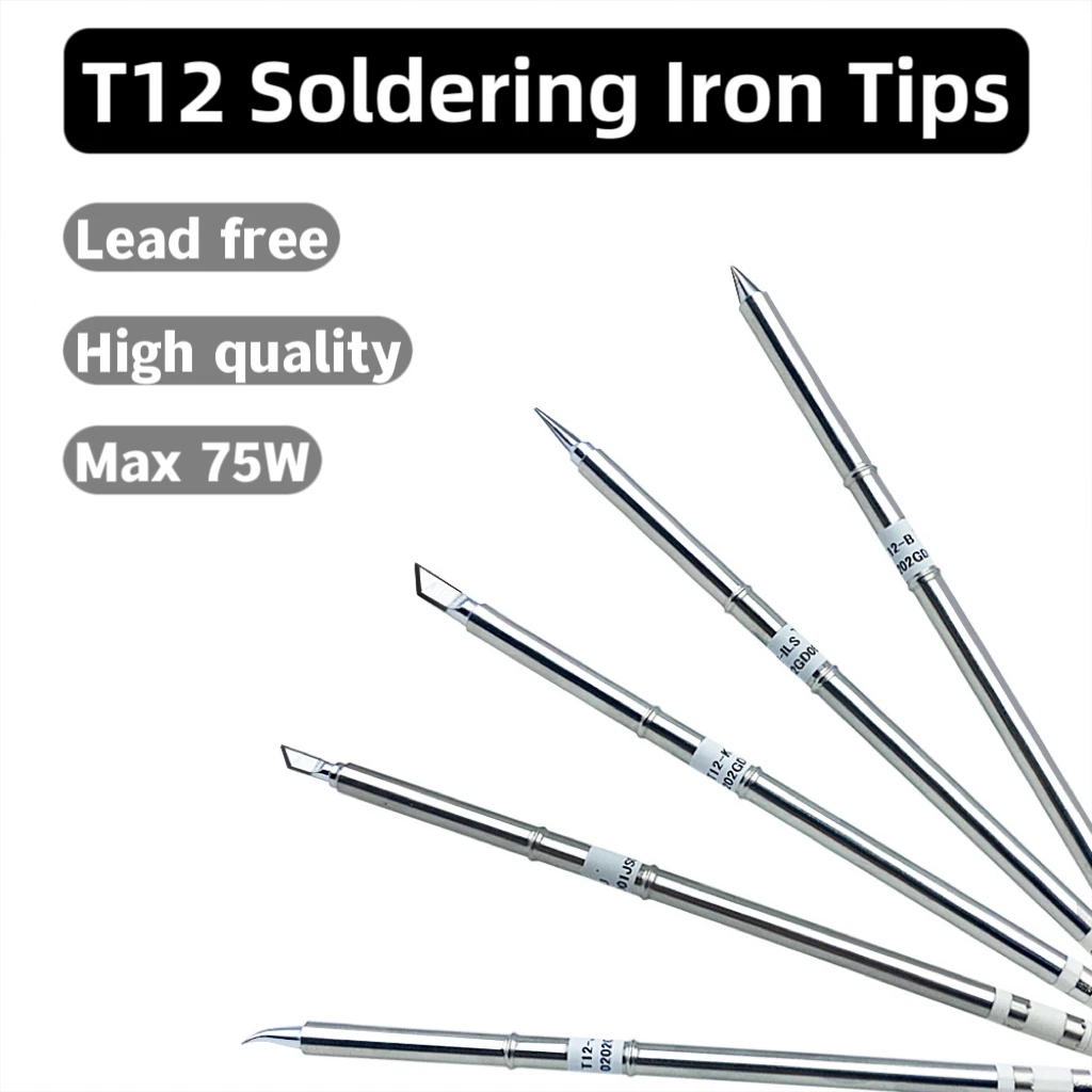 T12 Electric Soldering Iron Tips T12-k B2 Bc2 Ils D24 Kr For Hakko ...