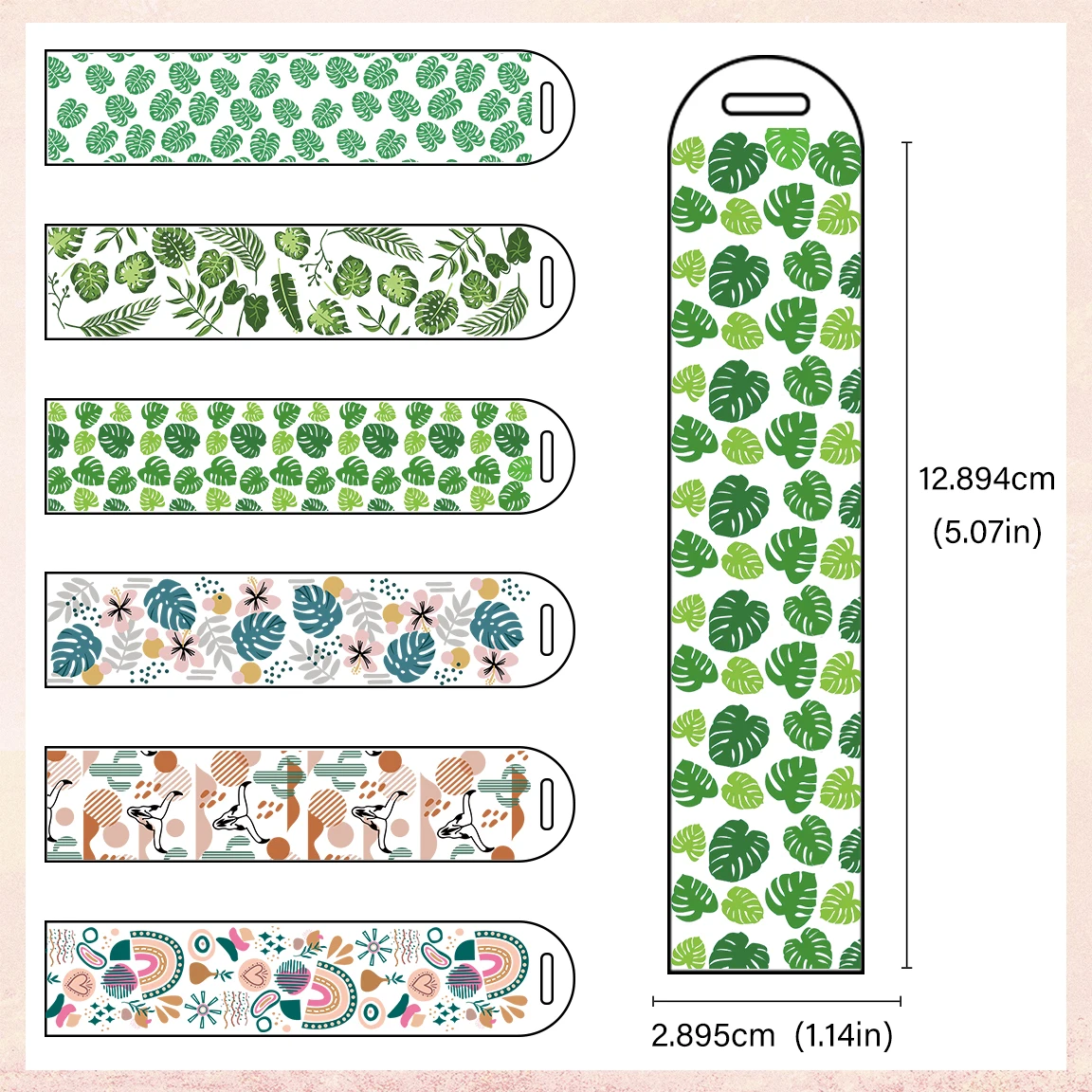 5PCS-Ready-to-Apply-UV-DTF-Bookmark-Decals-Cold-Transfers-Spring ...