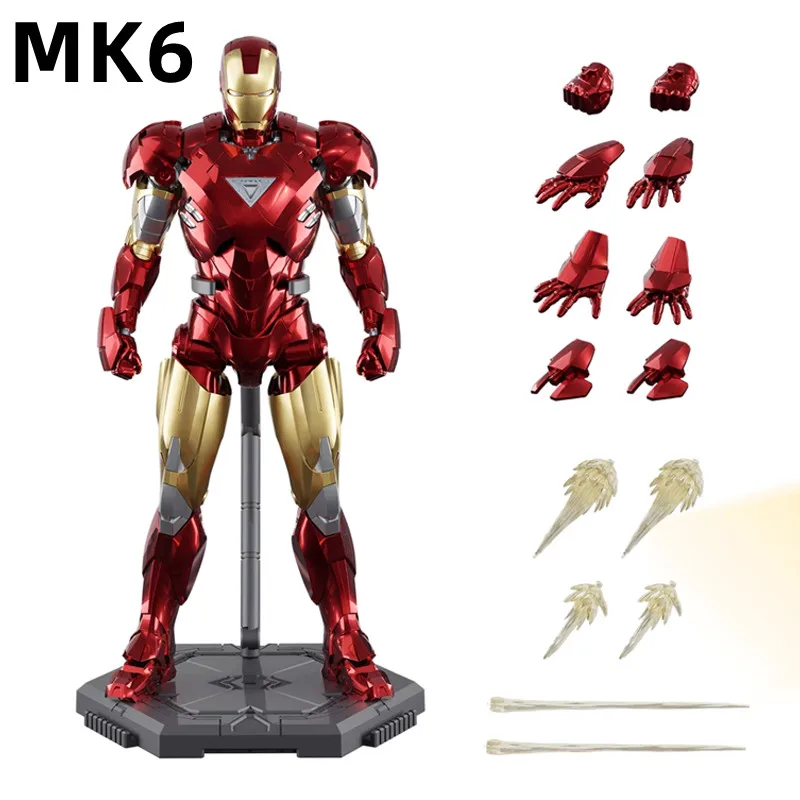Figura de acción de armadura de héroe de Marvel Iron Man MK1 MK2 MK3 ...