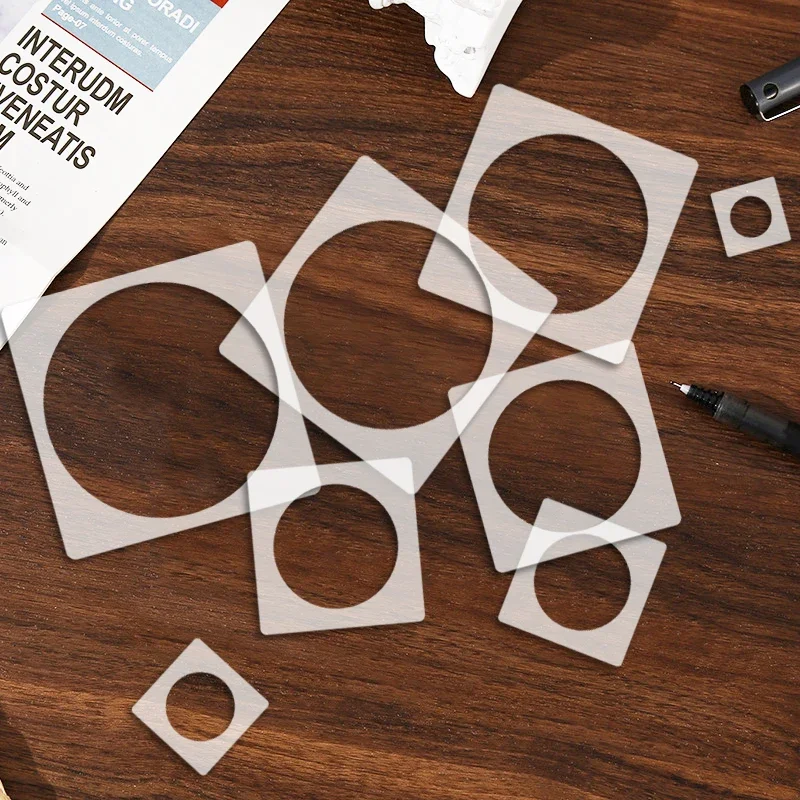 NUBECOM-8PCS-Colorful-Clothes-Decoration-Stencil-Molds-Multi-Dimension ...