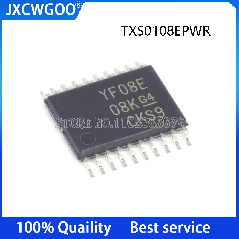 10PCS-TXS0108EPWR-marking-YF08E-TSSOP-20-Level-converter-shifter-chip ...