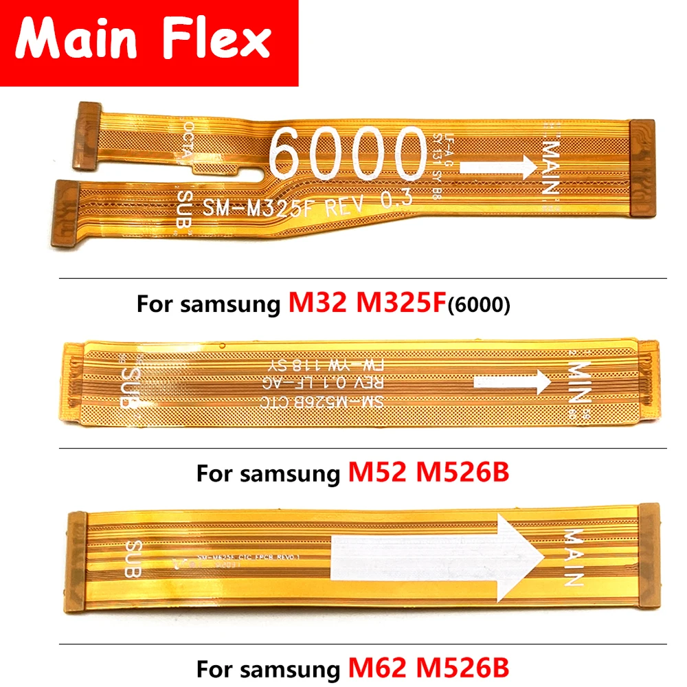 For Samsung M52 Main Board Mainboard Conector Usb Charge Board Flex ...