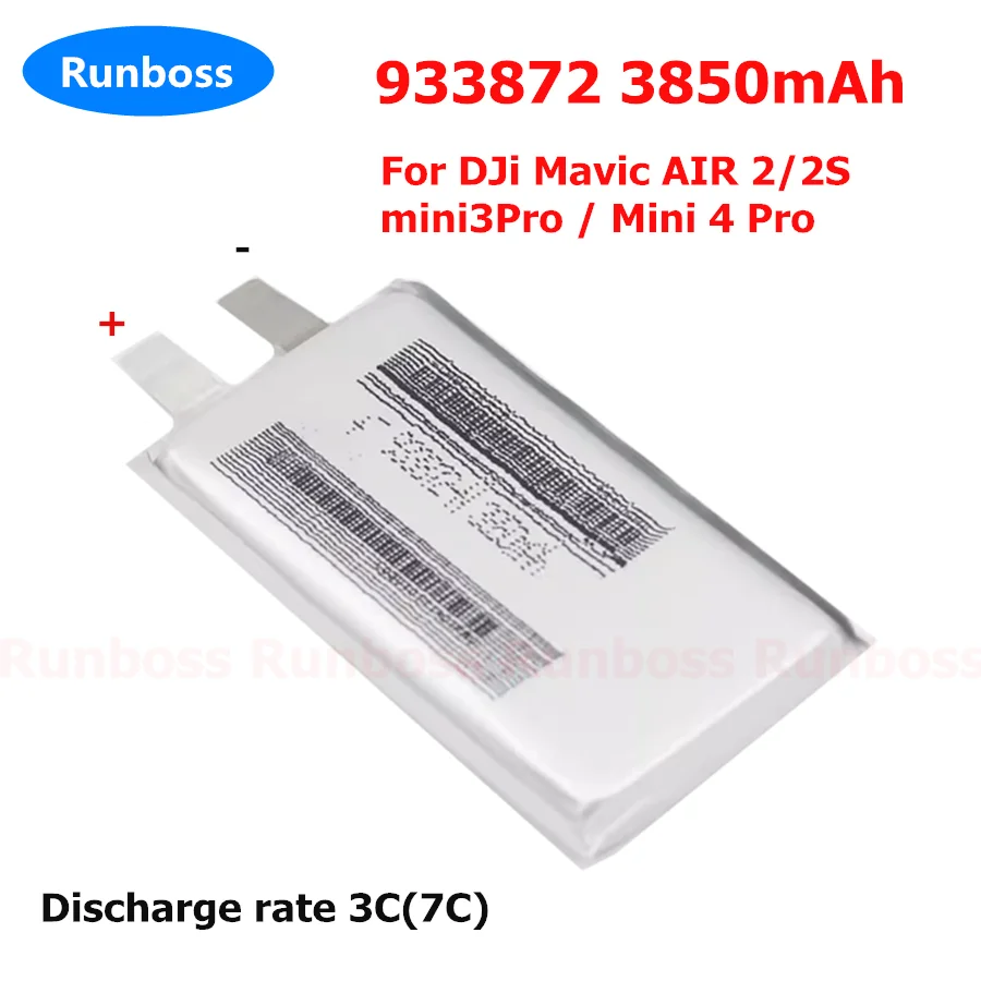 1-3pcs-Lot-3-8V-3850mAh-933872-953972-103872-Flight-Battery-Cell-For ...