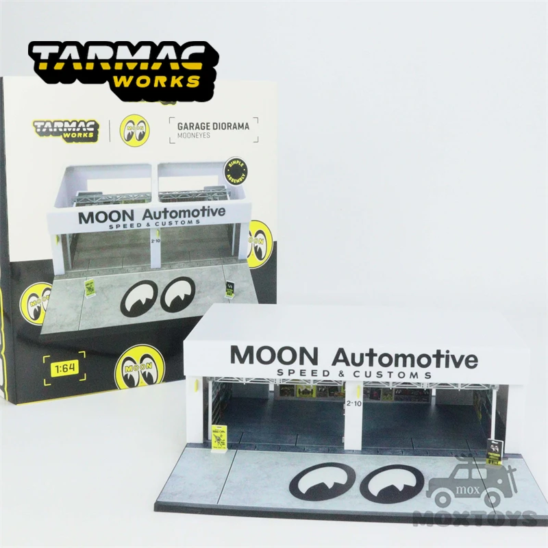 Tarmac Works 1:64 Diorama Pit Garage Mooneyes| | - AliExpress