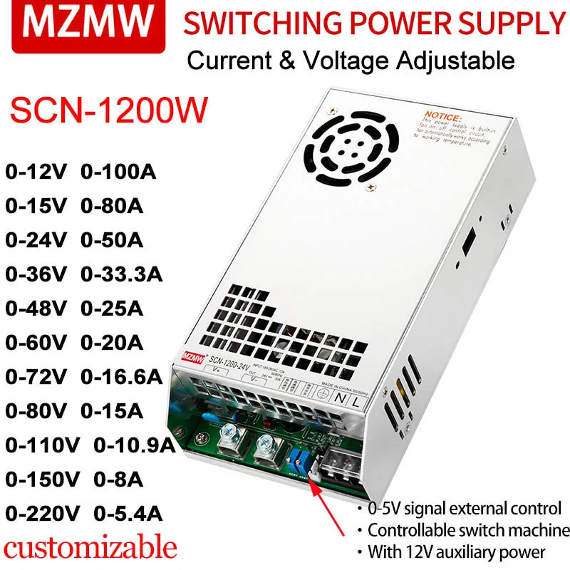 MZMW-fuente-de-alimentaci-n-conmutada-de-SCN-1200-1200W-corriente-de ...