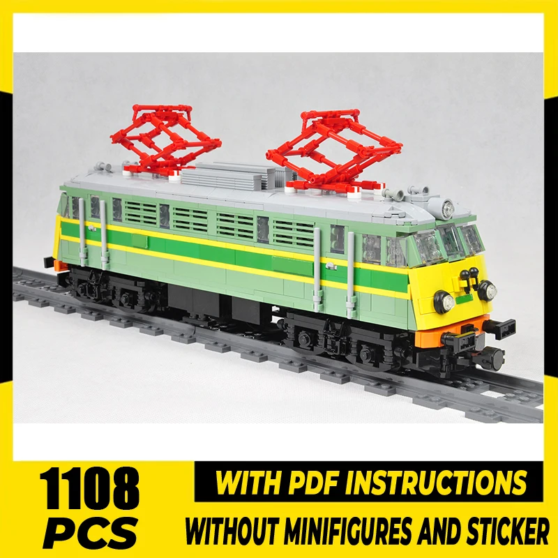 Moc-Building-Blocks-City-Service-Car-PKP-EU07-Locomotive-Model ...
