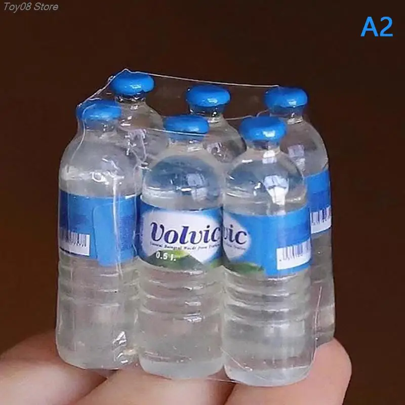 6pcs 1:12 Dollhouse Miniature Resin Mini Simulation Mineral Water ...
