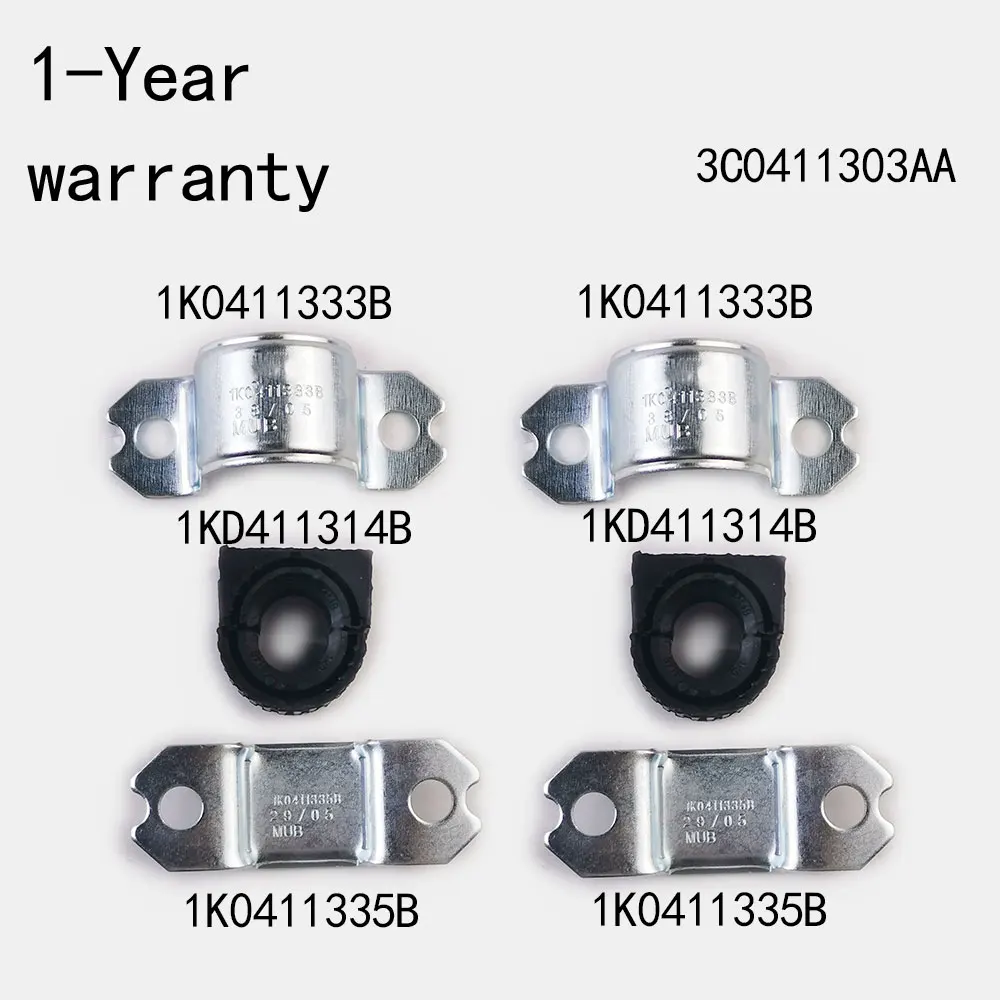 2Pcs-Front-stabilizer-bar-bushing-1K0411333B-1KD411314B-1K0411335B ...