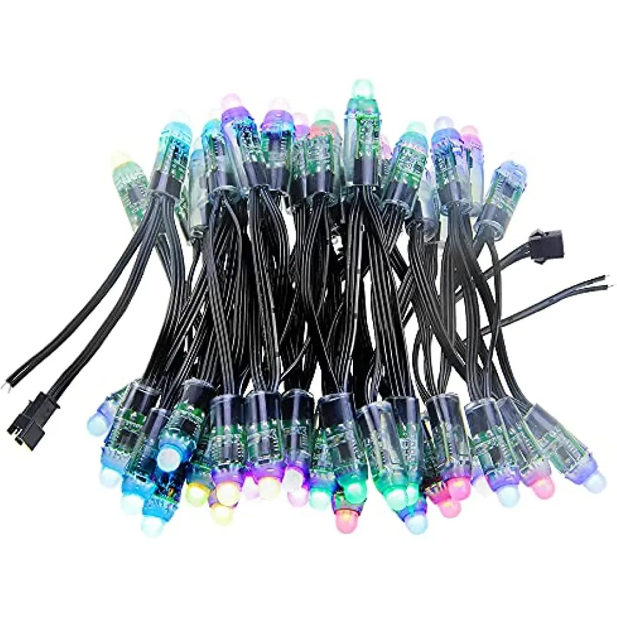 5000PCS-WS2811-Addressable-LED-Pixel-Light-5V-12MM-Digital-Dream-Color ...