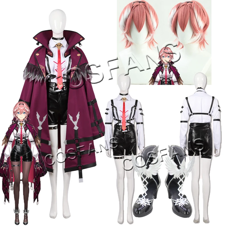 Anime Vtuber Hololive Takane Lui Cosplay Costume Lovely Combat Uniforms ...