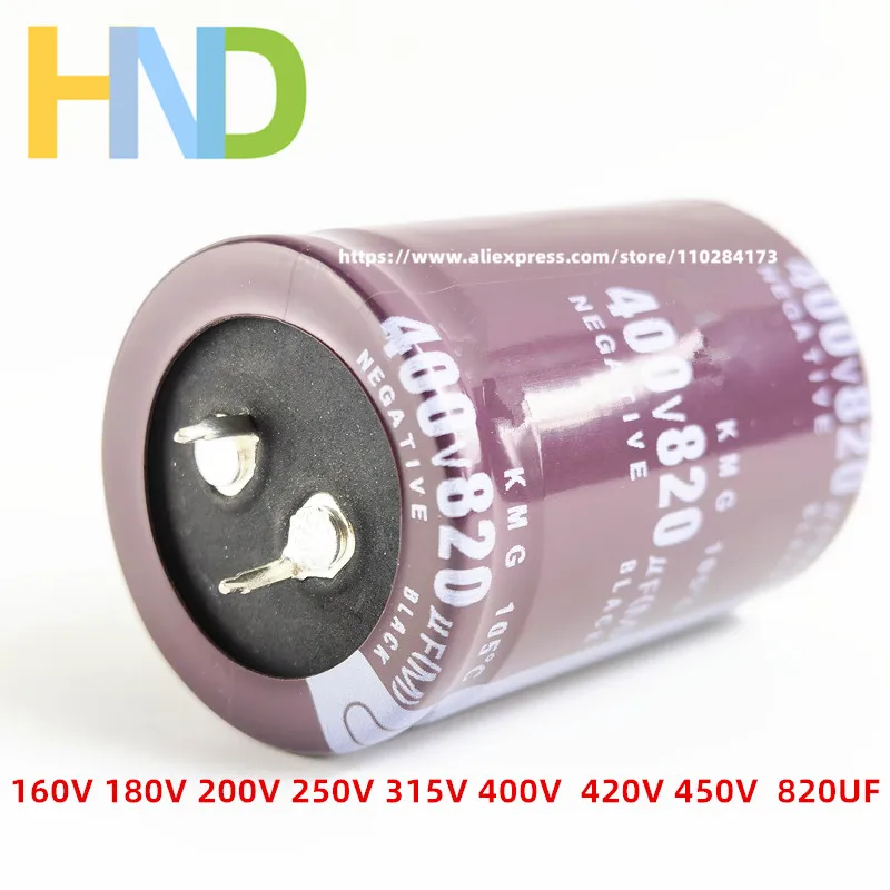 2PCS-Aluminium-Electrolytic-Capacitor-160V-180V-200V-250V-315V-400V ...