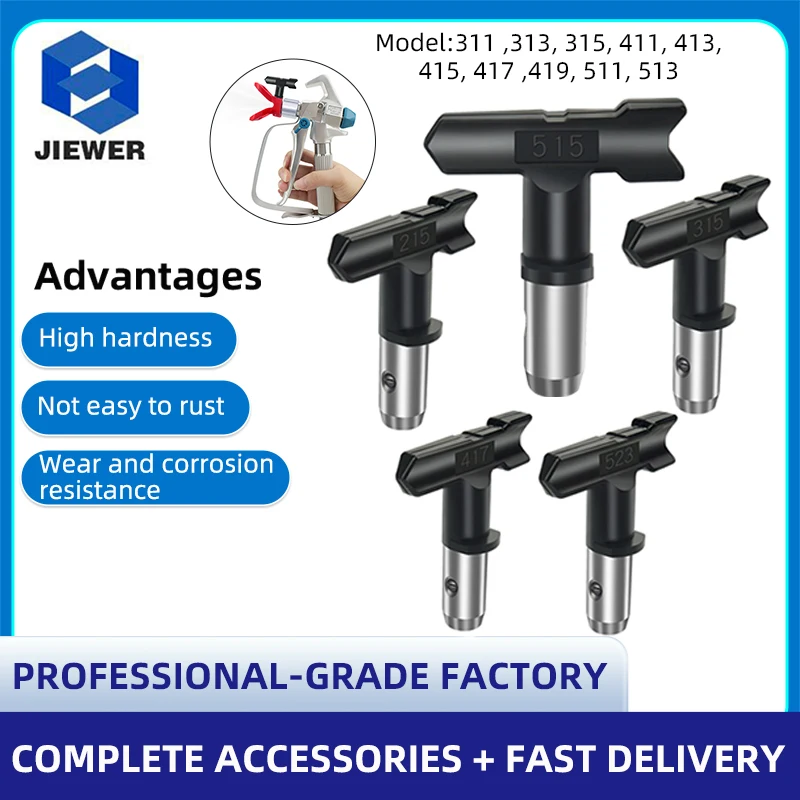 Balck-Spray-Tips-Airless-Paint-Sprayer-Nozzle-Tips-311-313-315-411-413 ...