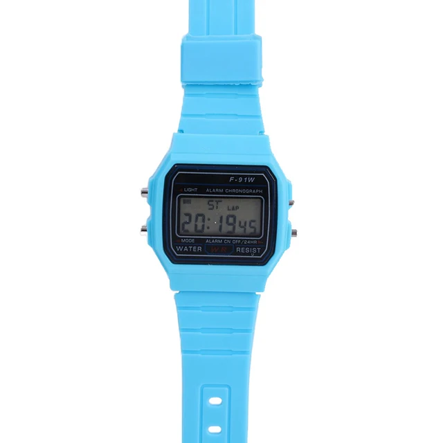 F91 Vintage Small Square Male and Female Student Couple Watches ...