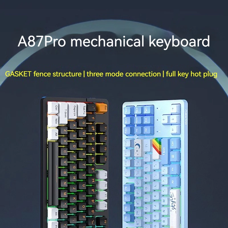 Dareu-A87pro-Mechanical-Keyboard-Three-Mode-Customized-E-sport-Game-Hot-Plug-Machine-Multimedia ...