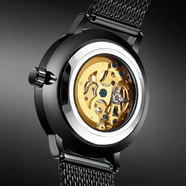 Watch-mechanical-watches-automatic-luminous-leisure-Milan-with-high-end ...