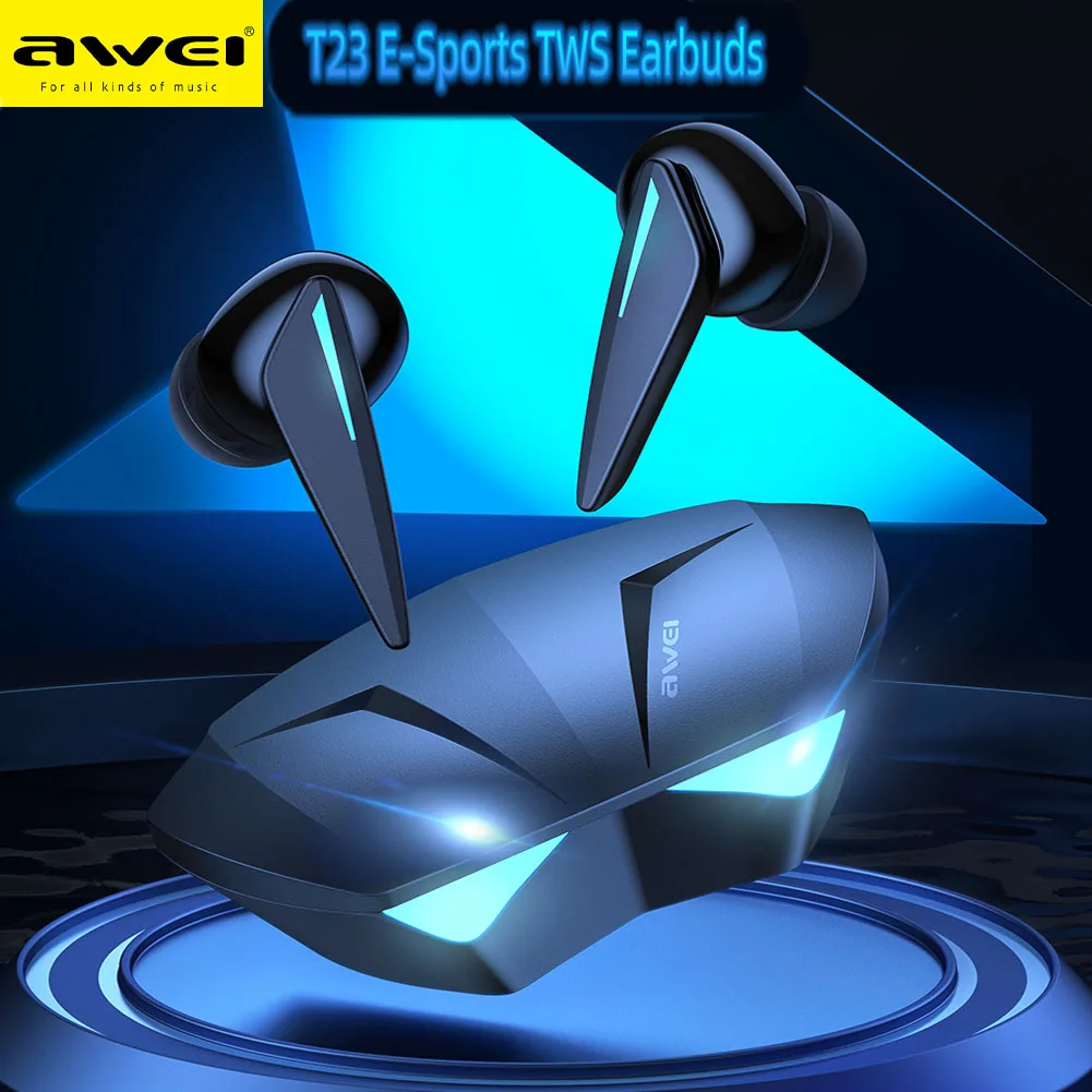 Awei-T23-Wireless-Bluetooth-5-3-Headset-TWS-HiFi-Surround-Stereo ...