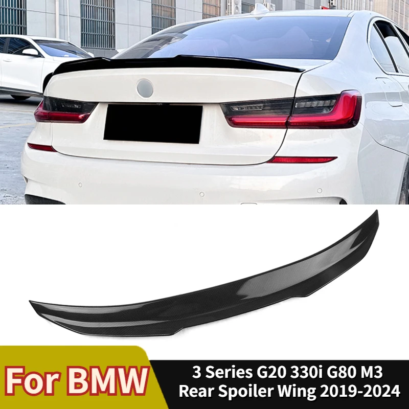 For-BMW-3-Series-G20-330i-G80-M3-M340i-2019-2024-PSM-Rear-Spoiler-Wing ...
