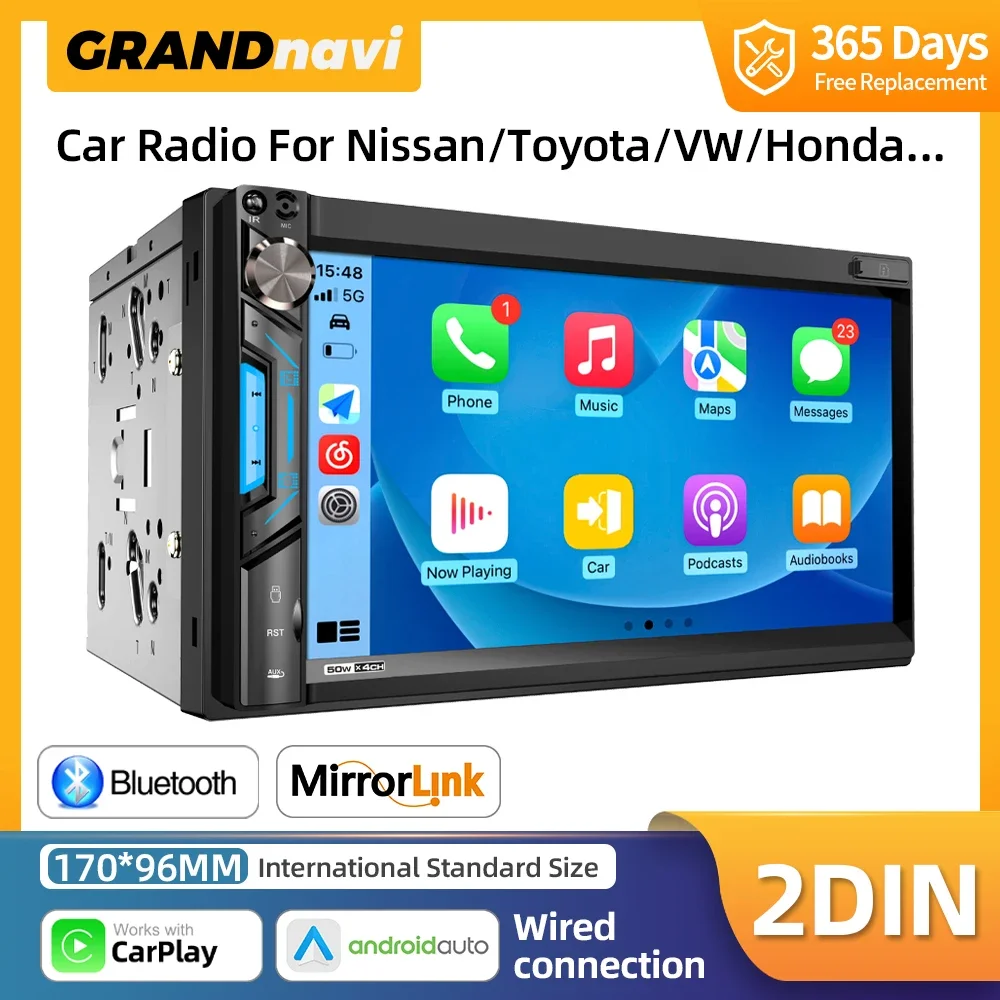 Grandnavi-2-Din-Car-Stereo-System-7-inch-HD-screen-MP5-Player-Car-Audio ...