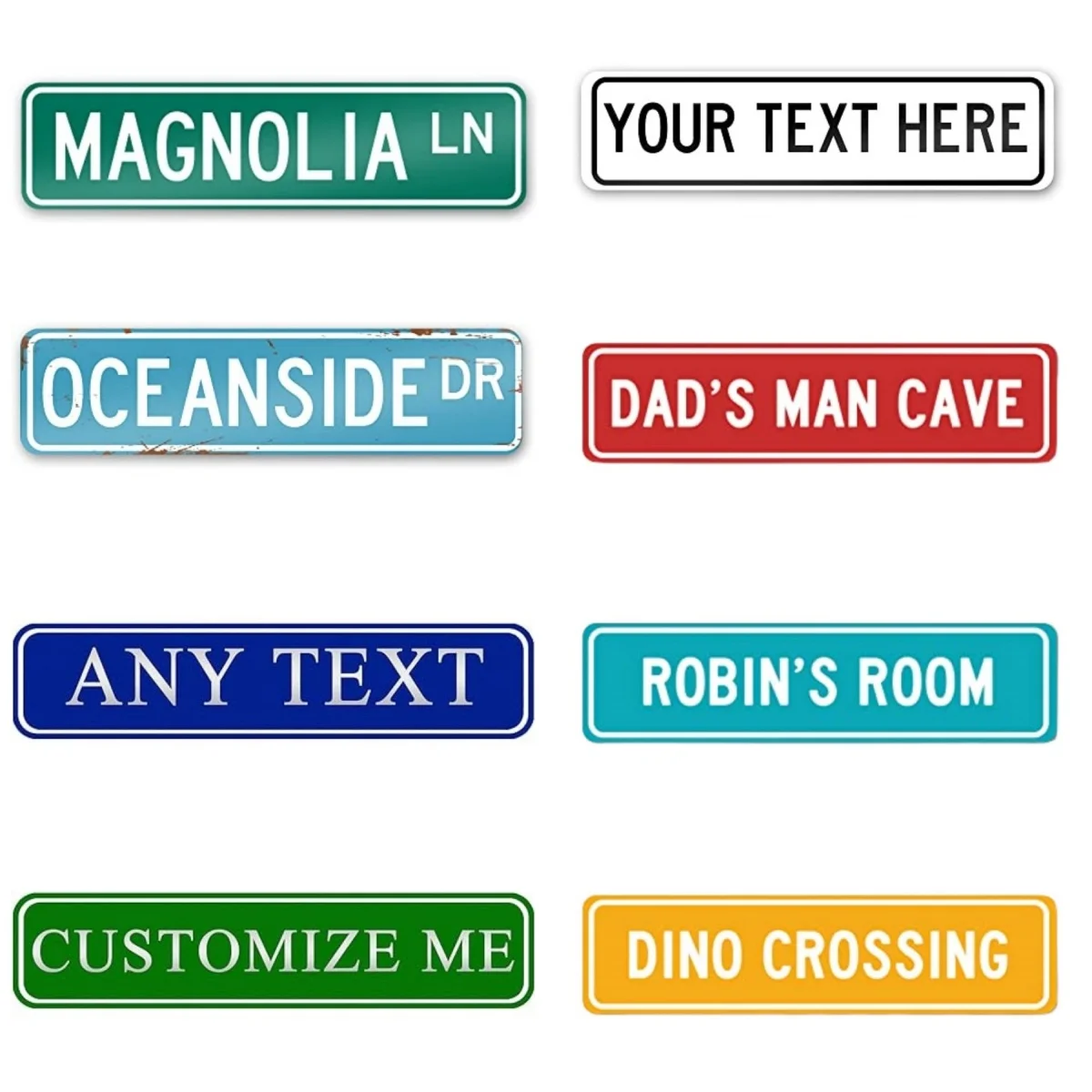 Custom Street Sign with Your Text | Personalized Metal Street Sign for ...