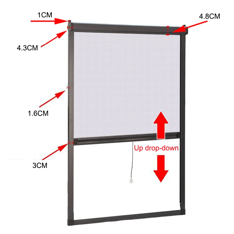 Aluminum-Screen-Insect-Roller-Window-Aluminum-Window-With-Mosquito-Net ...