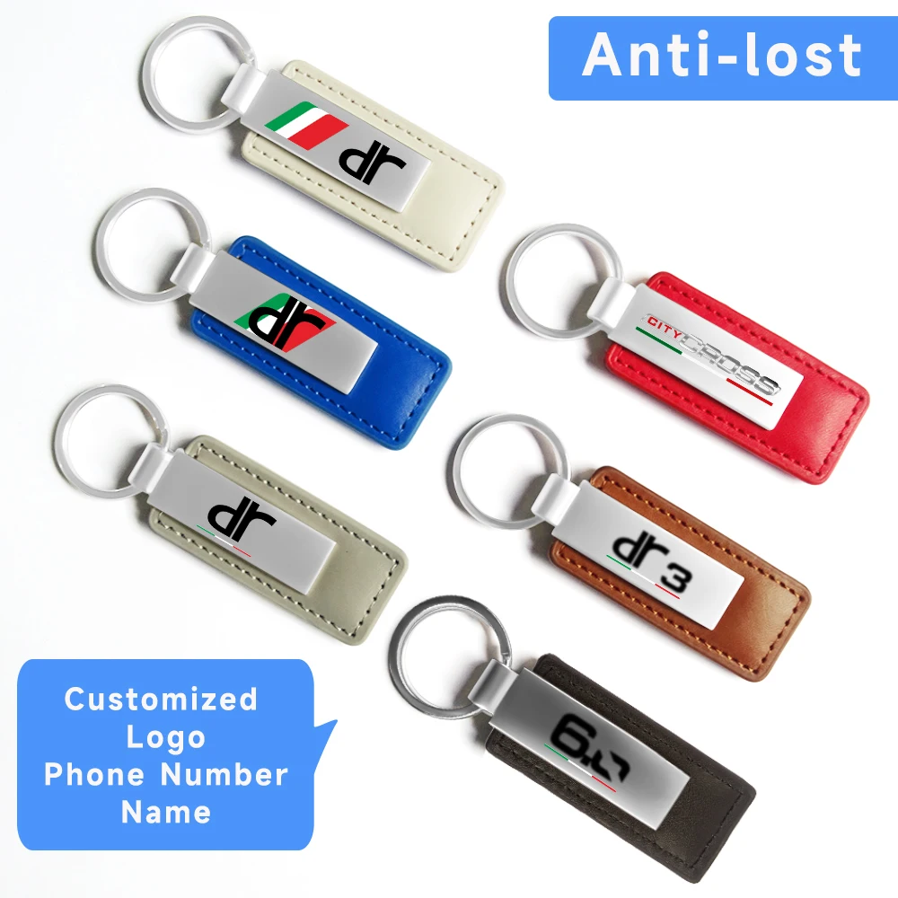 Auto-Classic-keyring-Car-Carbon-Fiber-Fob-Metal-leather-keychain-For-DR ...