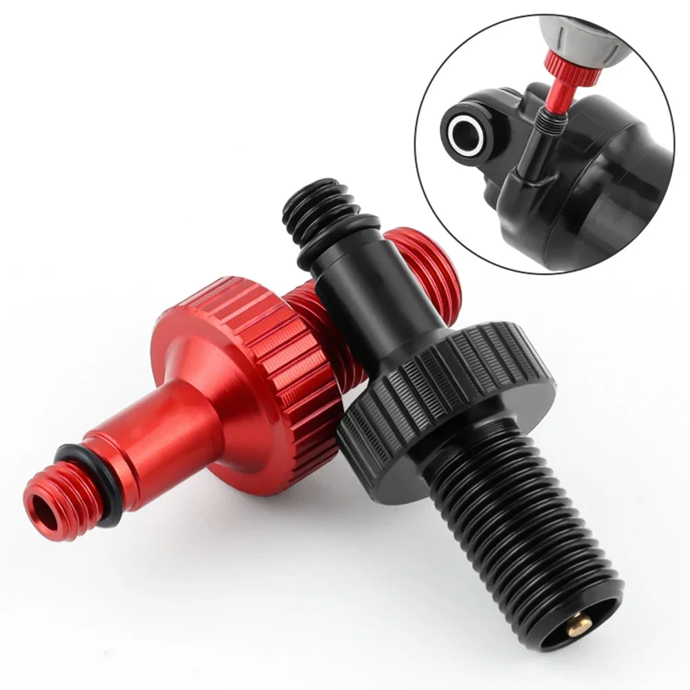 1-Set-Aluminum-Alloy-Bike-Rear-Shock-Air-Pump-Valve-Adapter-Tools-For ...