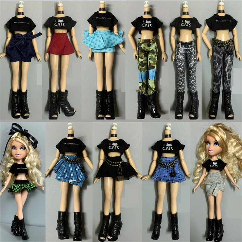 Conjunto-de-ropa-para-mu-ecas-Bratzes-ropa-informal-suave-hecha-a-mano ...