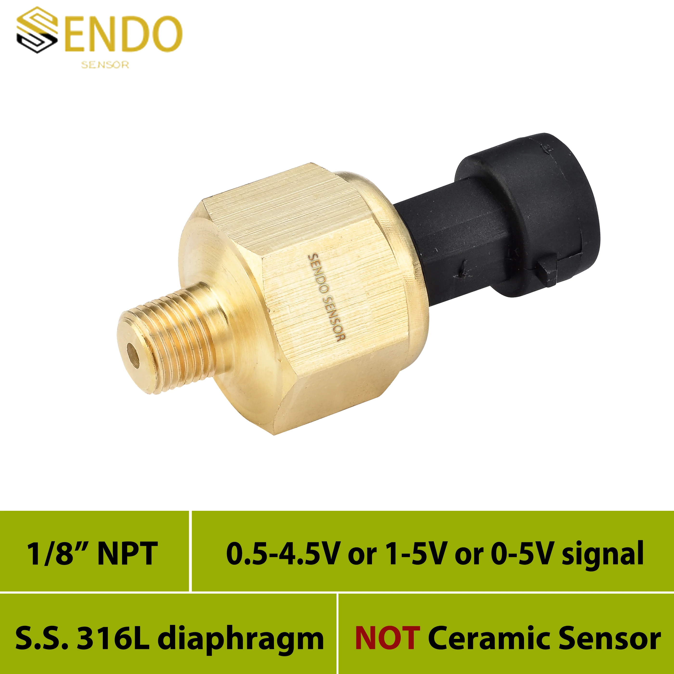Water-oil-pressure-sensor-50psig-150-psig-16bar-gauge-DC-5V-or-12V-0-5 ...