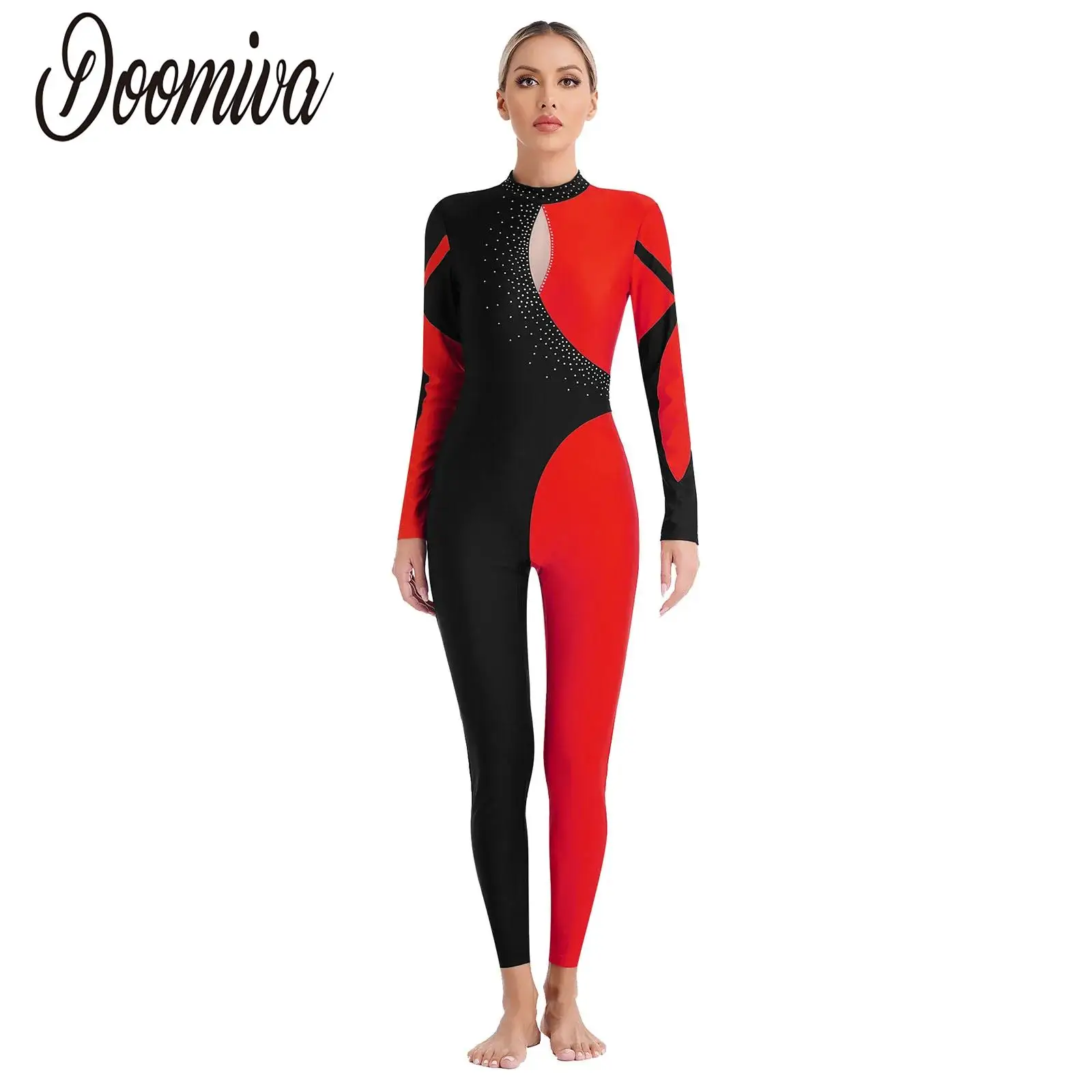 Body-completo-para-mujer-para-gimnasia-leotardo-Ballet-baile-patinaje ...