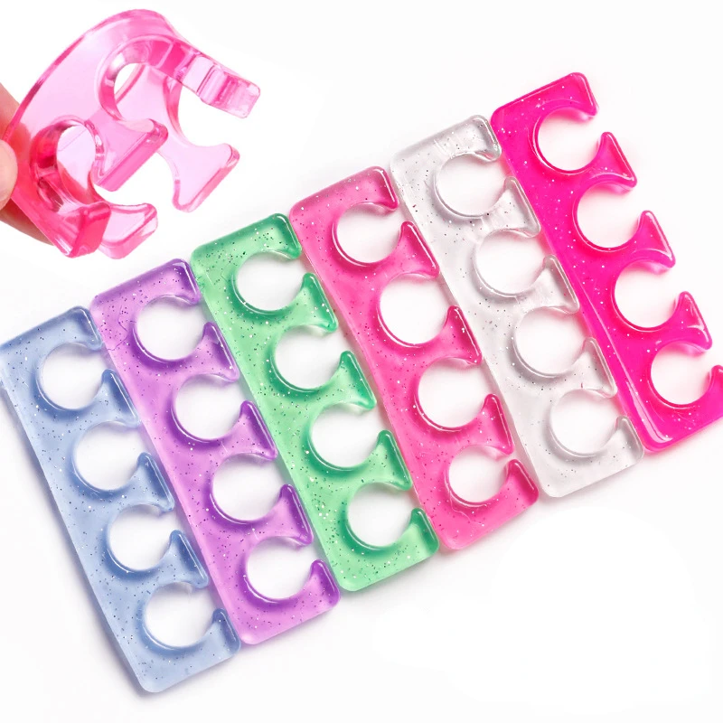 Silicone-Manicure-Pedicure-Nails-Finger-Separator-Flexible-Finger-Toe ...