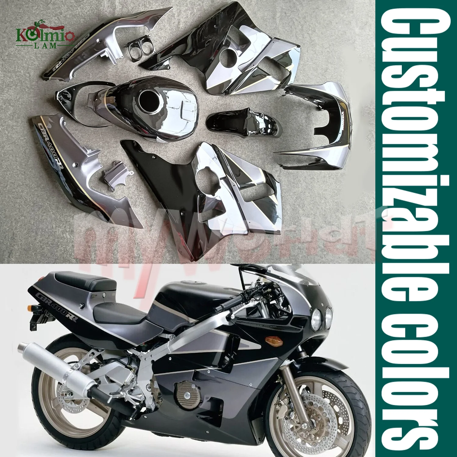 Fit For HONDA CBR400RR NC23 1988 - 1989 Motorcycle Shell Bodywork ...