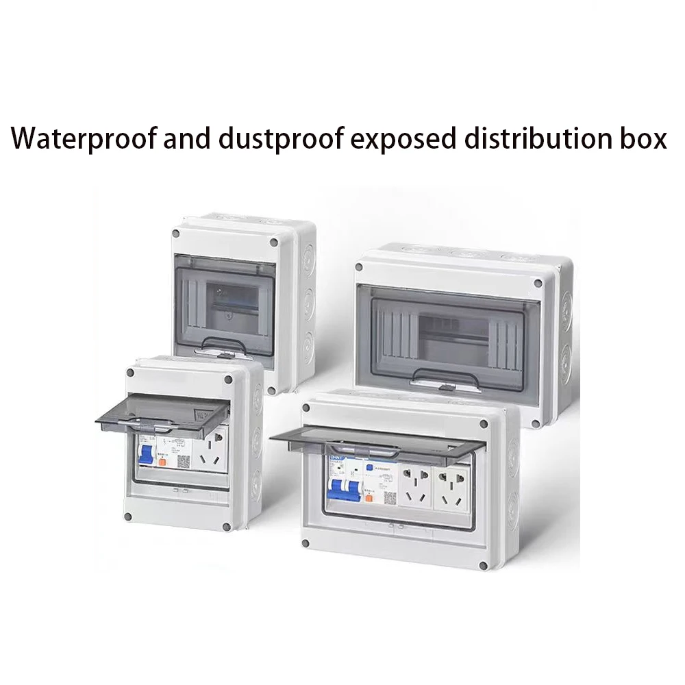 DAHO Free Shipping HT Series Junction Box 2/5/8/12/15/18/24WAY PC Plastic Outdoor Electrical ...