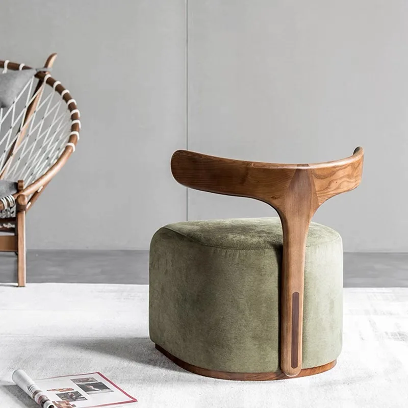 Nordic Modern Sofa Designer Original Solid Wood Back Cloth Bench Change ...