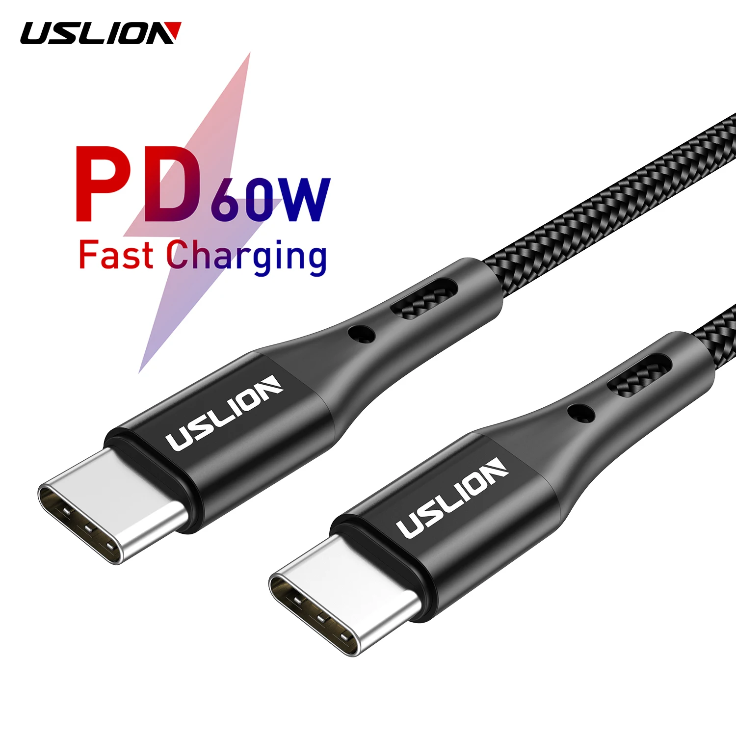 Type C To Type C Pd 60w Cable Fast Charging Cable Qc 3.0 Quick Charging ...