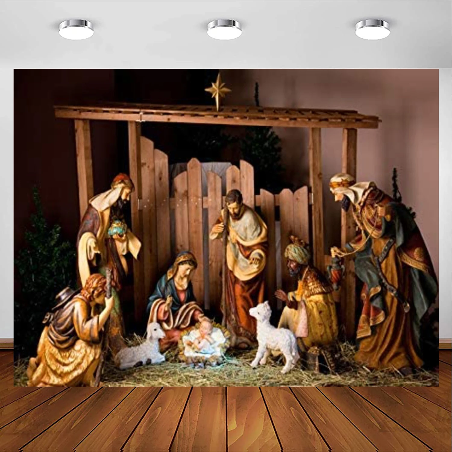 Manger Christmas Backgrounds