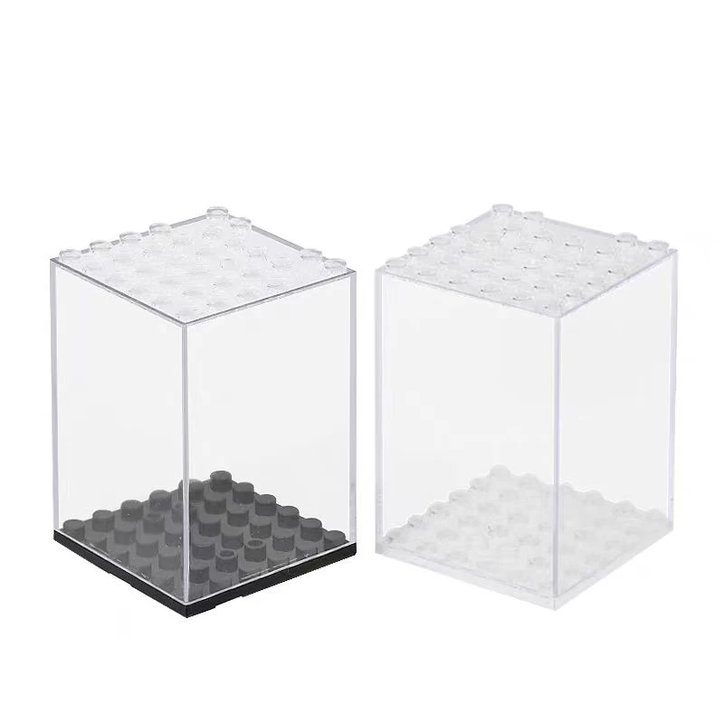 Clear-and-Black-Acrylic-Mini-Figure-Storage-Boxes-Stackable-Acrylic ...