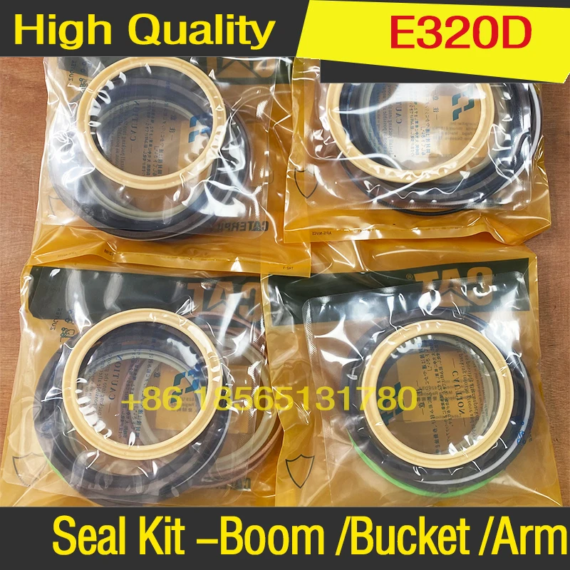 E320D-320D-Boom-Bucket-Arm-Seal-Kit-for-Caterpillar-Excavator-Hydraulic ...