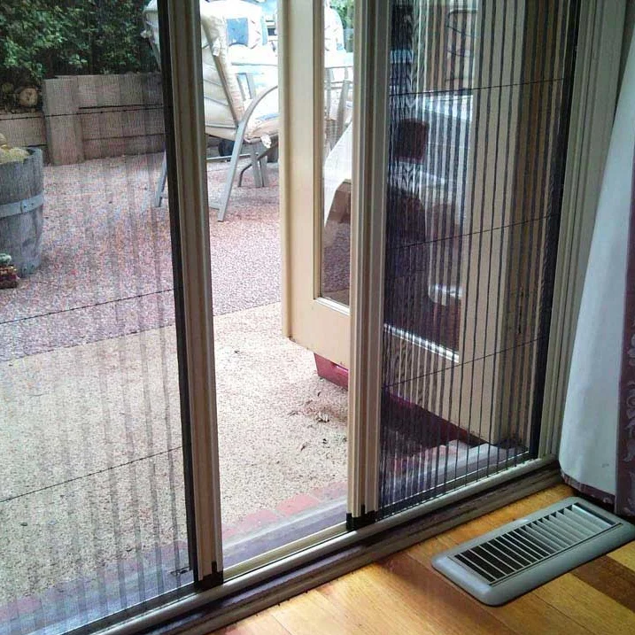 Mosquitera-con-marco-de-aleaci-n-de-aluminio-doble-puerta-de-pantalla ...