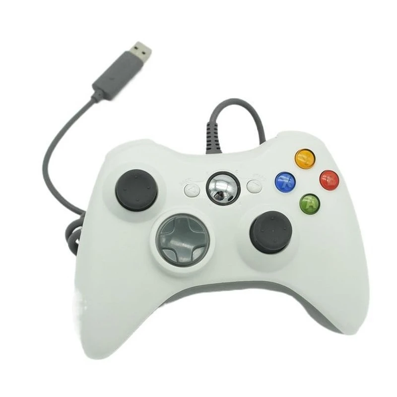 Usb com fio vibração gamepad joystick para controlador de computador ...