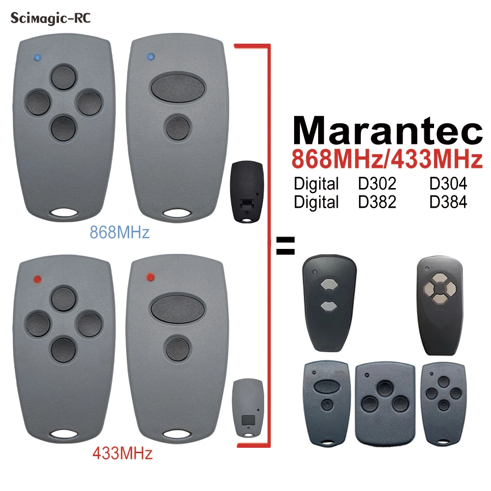 MARANTEC-Digital-D382-384-302-304-313-321-323-868-Garage-Door-Remote ...