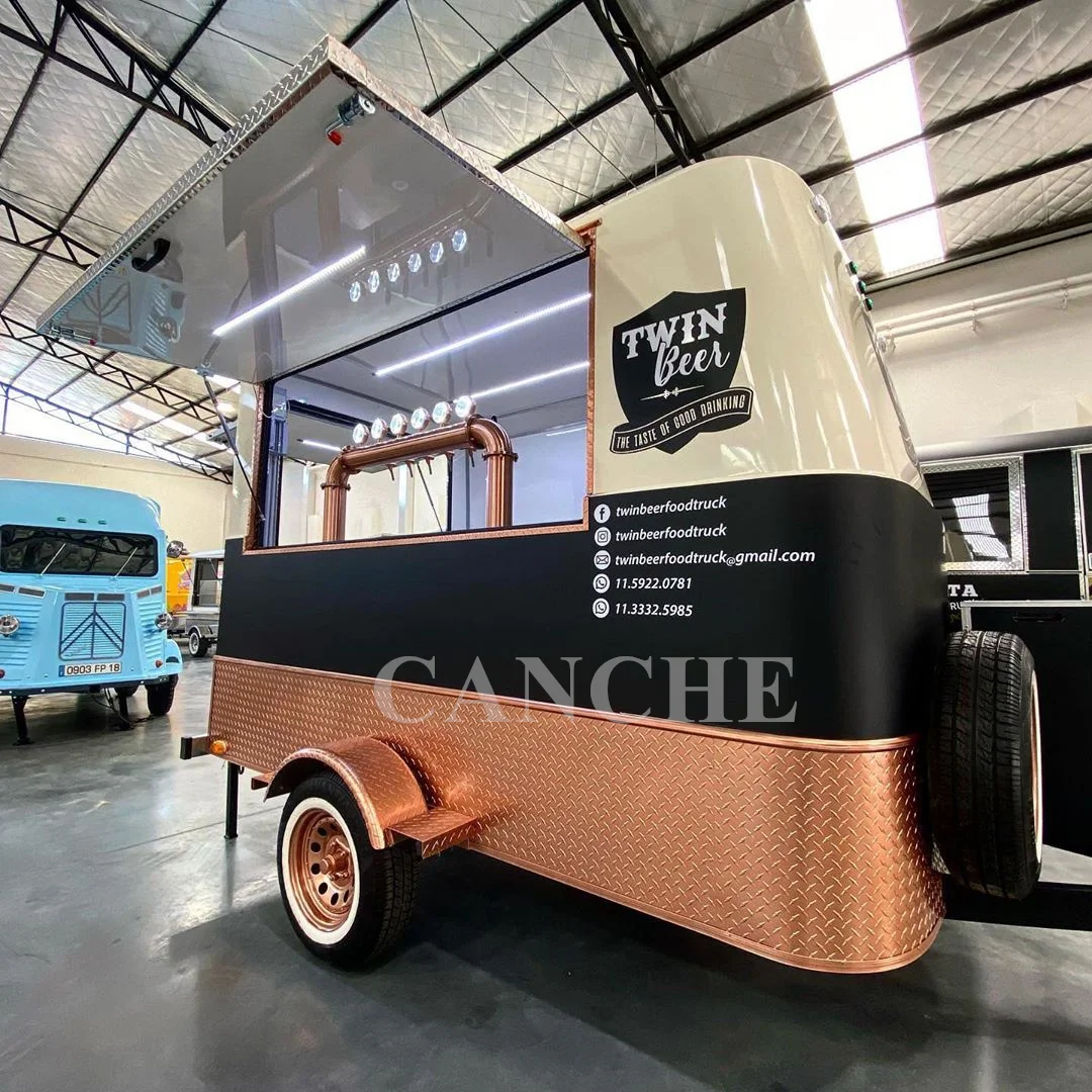 Beverage-Beer-Cocktail-Bar-Mobile-Truck-Trailer-with-Refrigerator-Ice ...