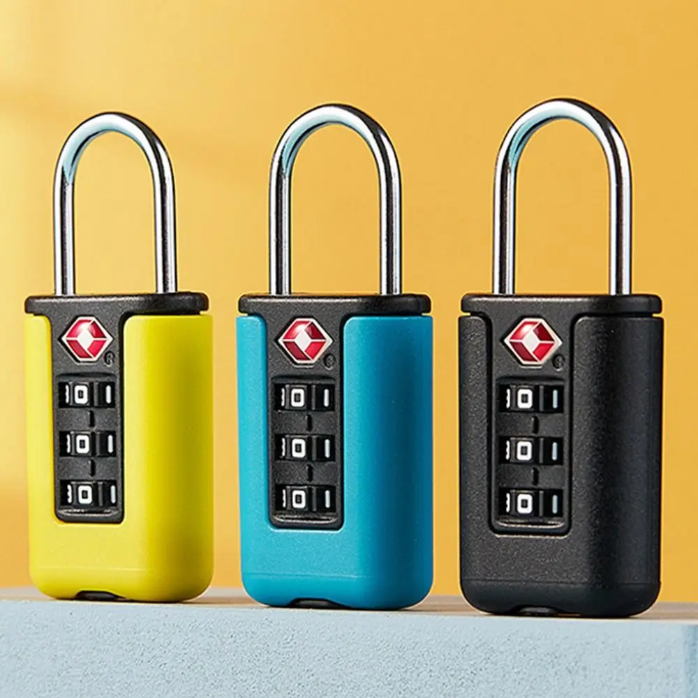 Anti-theft 3 Digit Combination Luggage Locks TSA Customs Password Lock ...