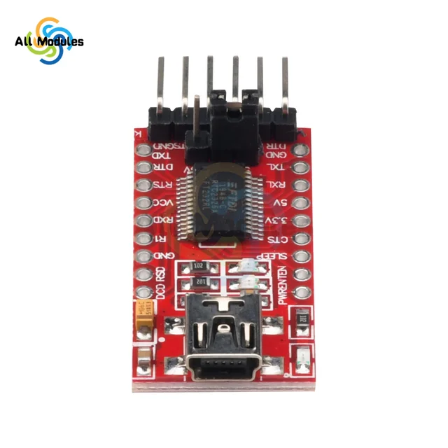 FT232RL FTDI USB 3.3V 5.5V to TTL Serial Adapter Module for Arduino ...