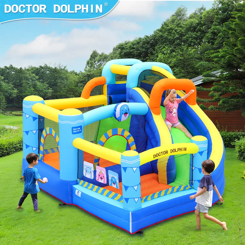 Castillo-inflable-Doctor-Dolphin-para-ni-os-trampol-n-para-el-hogar ...