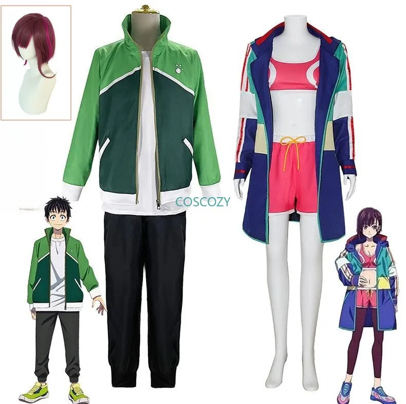 Anime-Zom-100-Shizuka-Mikazuki-Tendo-Teru-Cosplay-Costumes-Wig-Hoodie ...