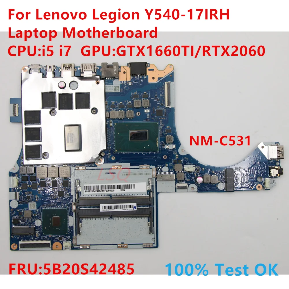 NM-C531-For-Lenovo-Legion-Y540-17IRH-Laptop-Motherboard-With-CPU-i5-i7 ...