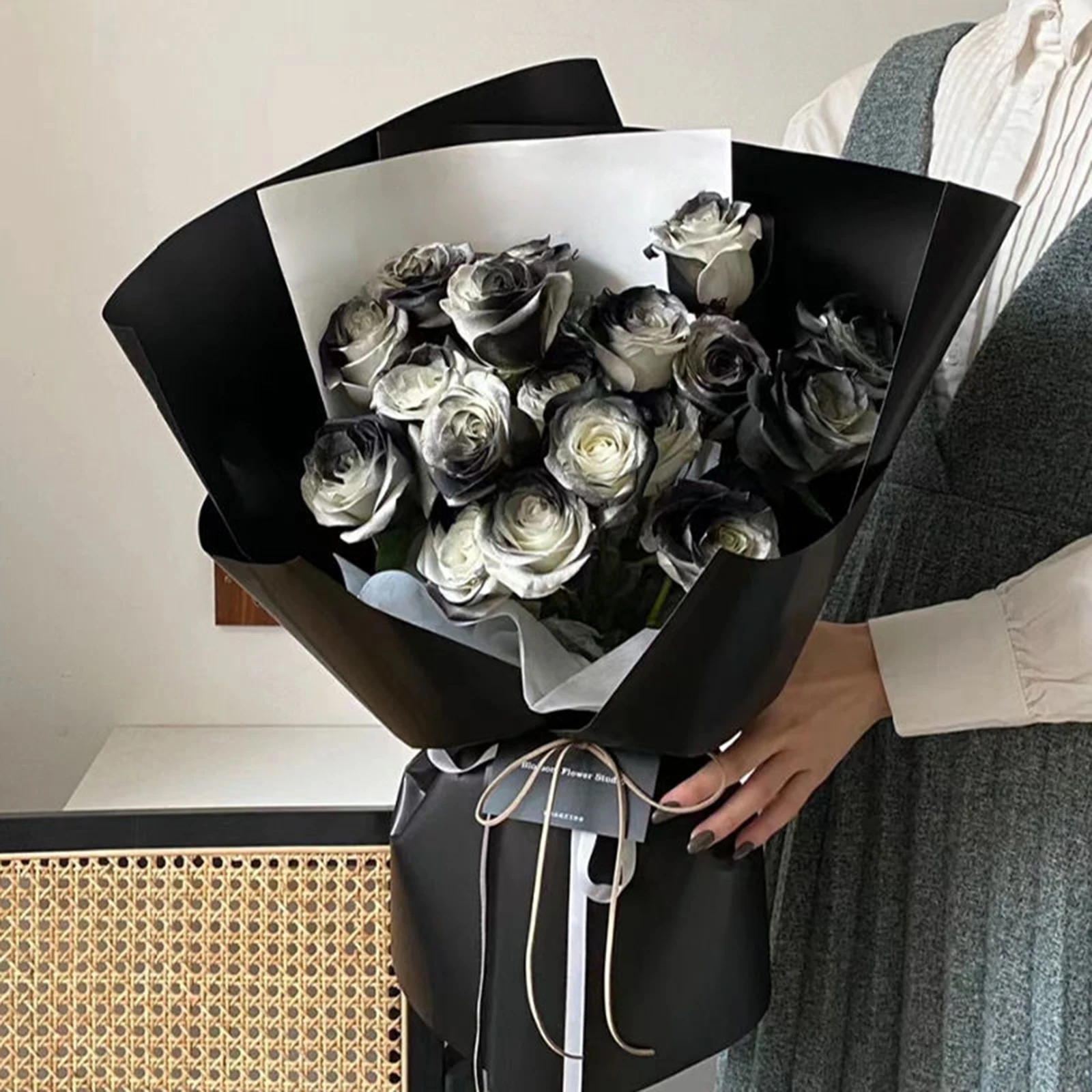 Gothic White Roses