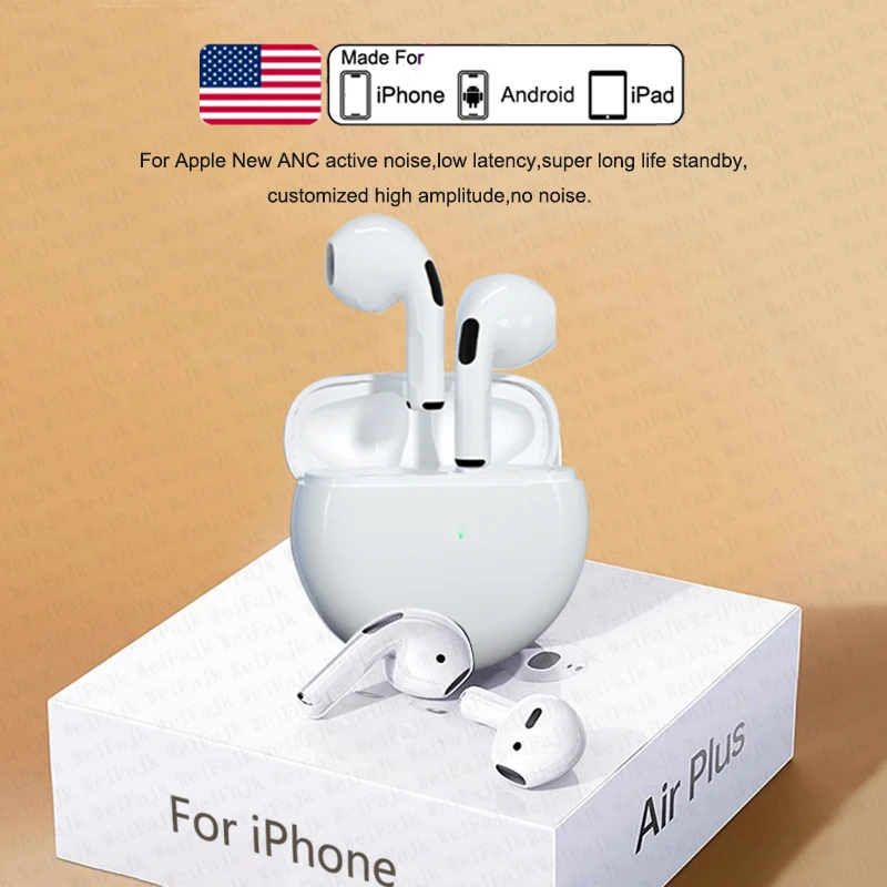 Apple-original-airpods-Pro-6-TWS-Max-auriculares-inal-mbricos-Bluetooth ...
