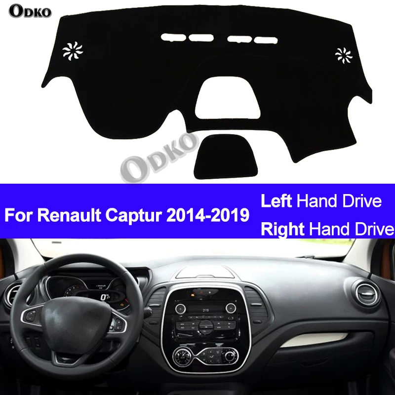 2 Layers Car Inner Dashboard Cover Dashmat Pad Carpet Dash Sun Shade ...